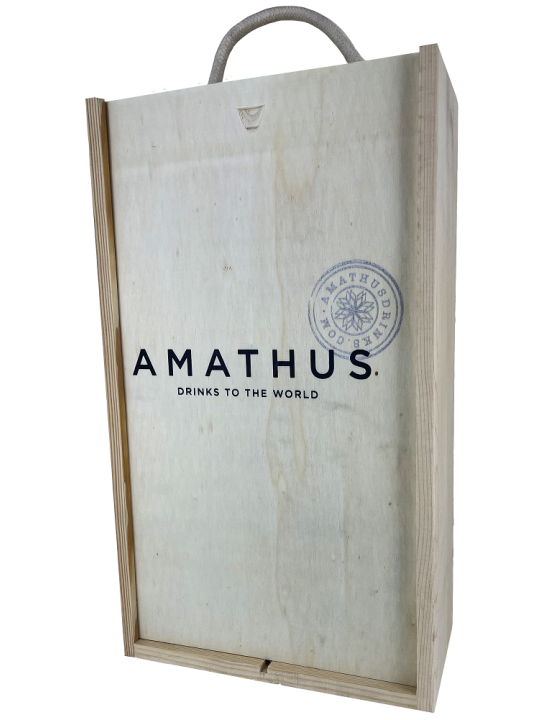 Amathus Drinks - 2 Bottle Amathus Wooden Gift Box