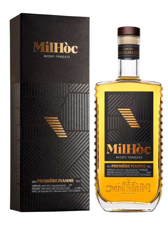 Amathus Drinks - MilHòc Le Premiére Flamme Whisky Français